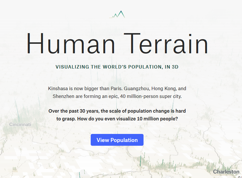 Visualizing Global Population – Spatially Challenged